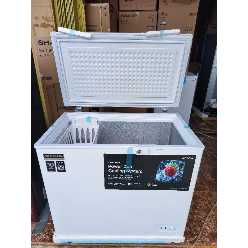 Jual boks freezer Modena 200 liter/ boks Freezer Modena MD0211 | Shopee ...