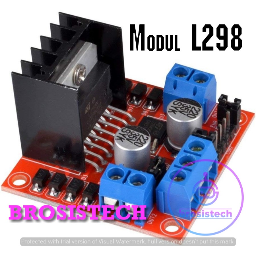 Jual L298 Dual H Bridge Stepper Motor Driver Module | Shopee Indonesia