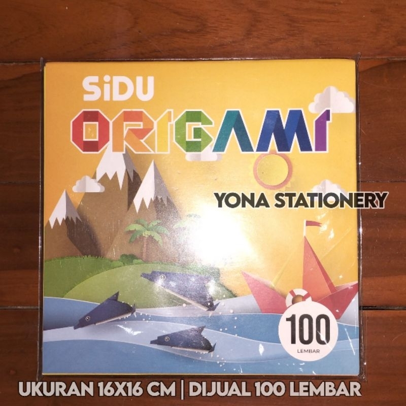 Jual ORIGAMI SIDU 16x16 CM | ORIGAMI BESAR SIDU (100 LEMBAR) | Shopee ...
