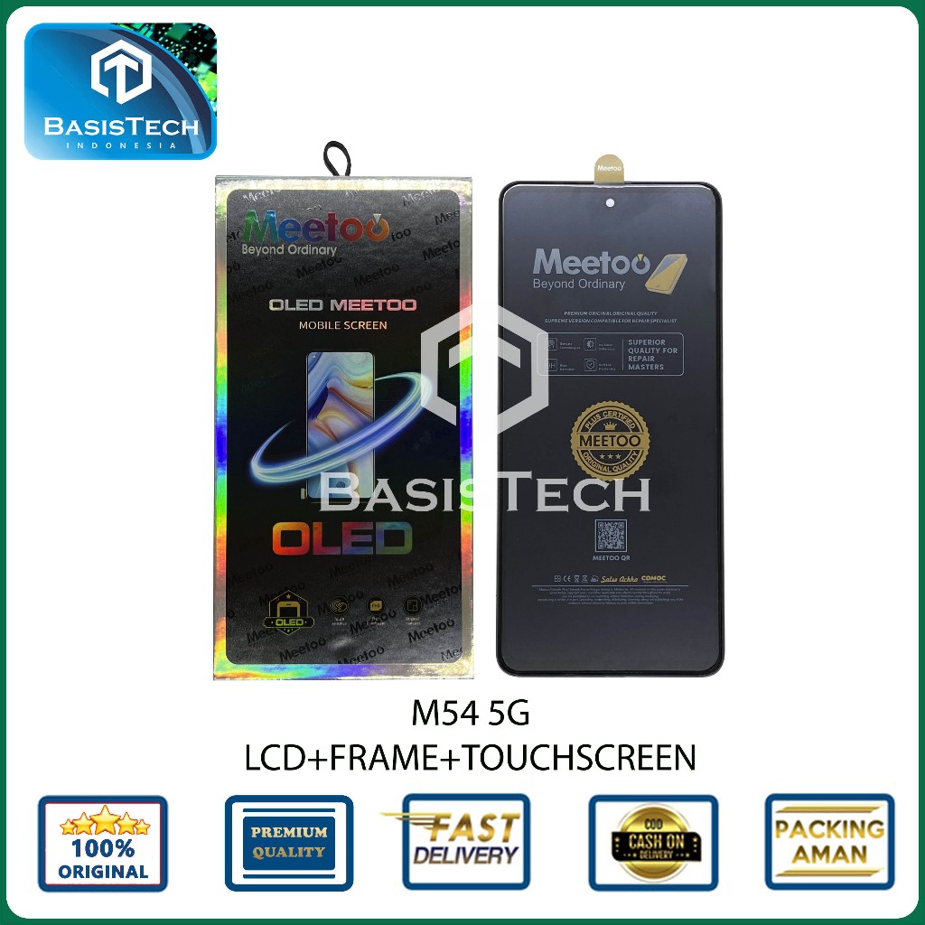 Jual LCD SAMSUNG M54 5G - M546 +FRAME - OLED MEETOO | Shopee Indonesia
