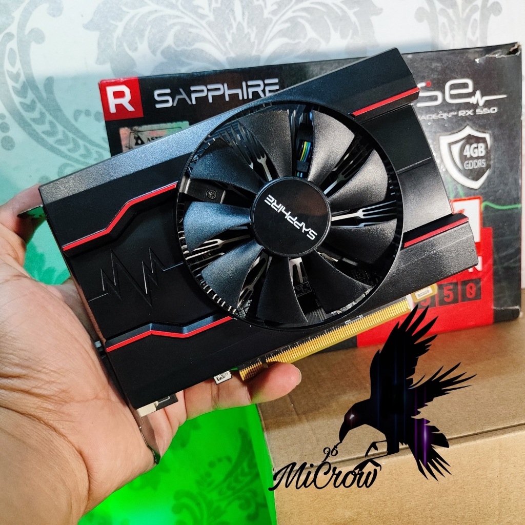 Jual VGA RX 550 4gb 128bit DDR5 DX12 Nonpin Power bisa libas Gaming Pes ...