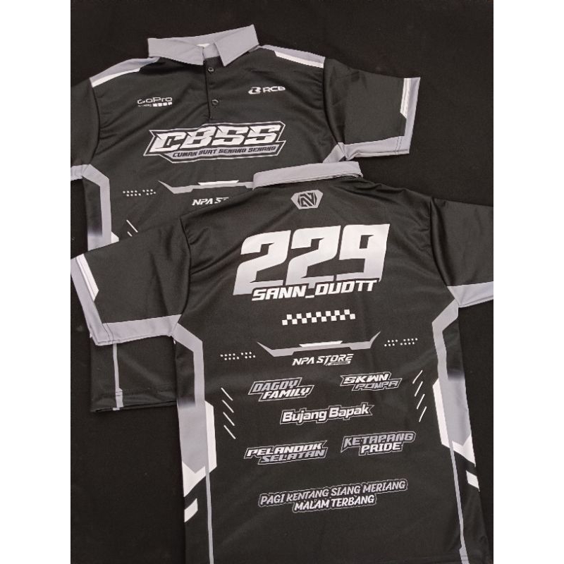 Jual JERSEY RACING KERAH CUSTOM NAMA NOMOR FULL PRINTING DESAIN SIMPLE ...