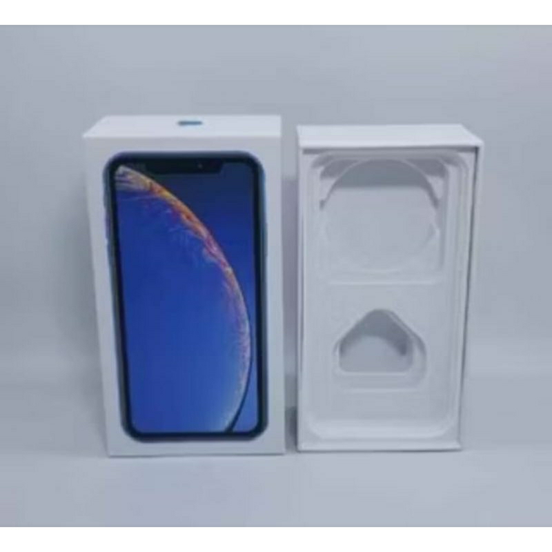Jual dus box iphone xr blue freerequest stiker | Shopee Indonesia