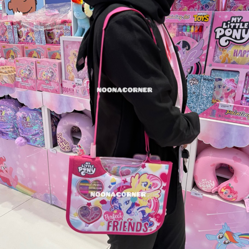 Jual Miniso x My Little Pony ‼️ DIY Crossbody Bag Set / Tas Selempang ...
