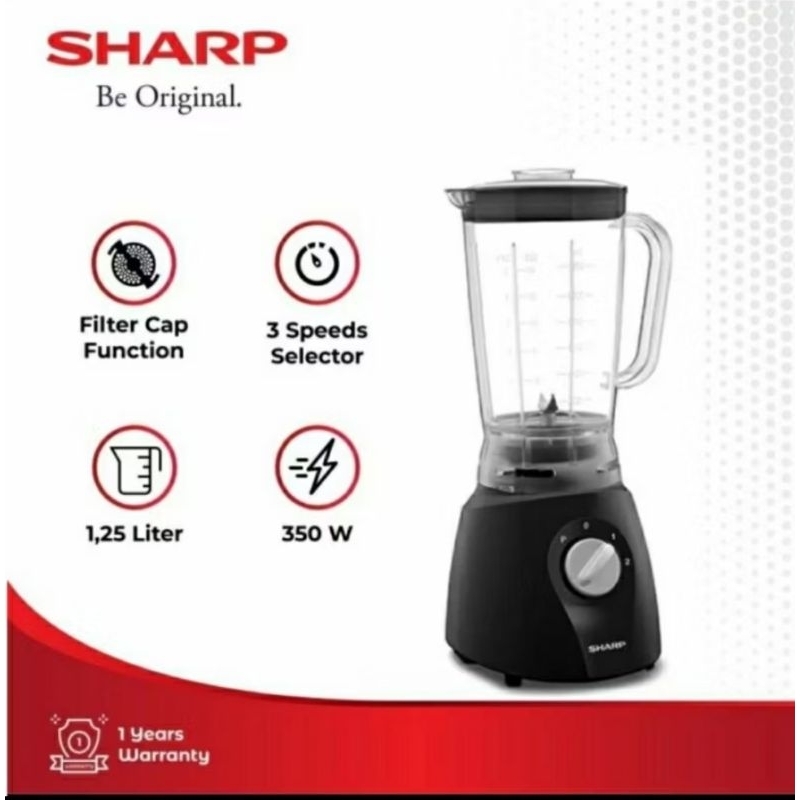 Jual SHARP EM-121 BK Blender pelumat | Shopee Indonesia