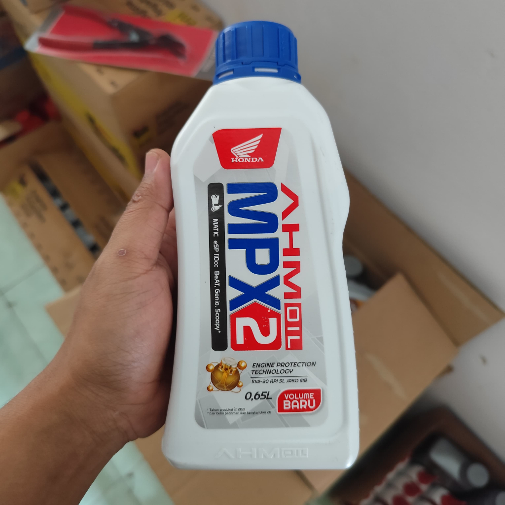 Jual Harga Satu dus (12btl) Oli MPX2 650ml Oli Asli barcode tembus ...