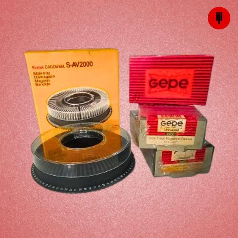 Jual Kodak Carousel S-AV2000 slide tray + Gepe Glaslose Diarahmen ...