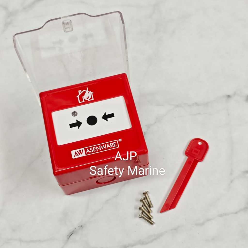 Jual Conventional Manual Call Point LPCB Approval AW-D135C | Shopee ...