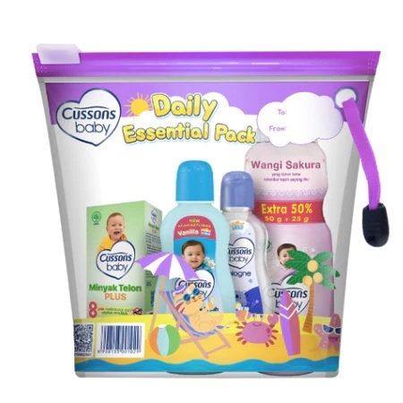 Jual Cussons Baby DAILY Essential Pack / Travel Size Perlengkapan Mandi ...