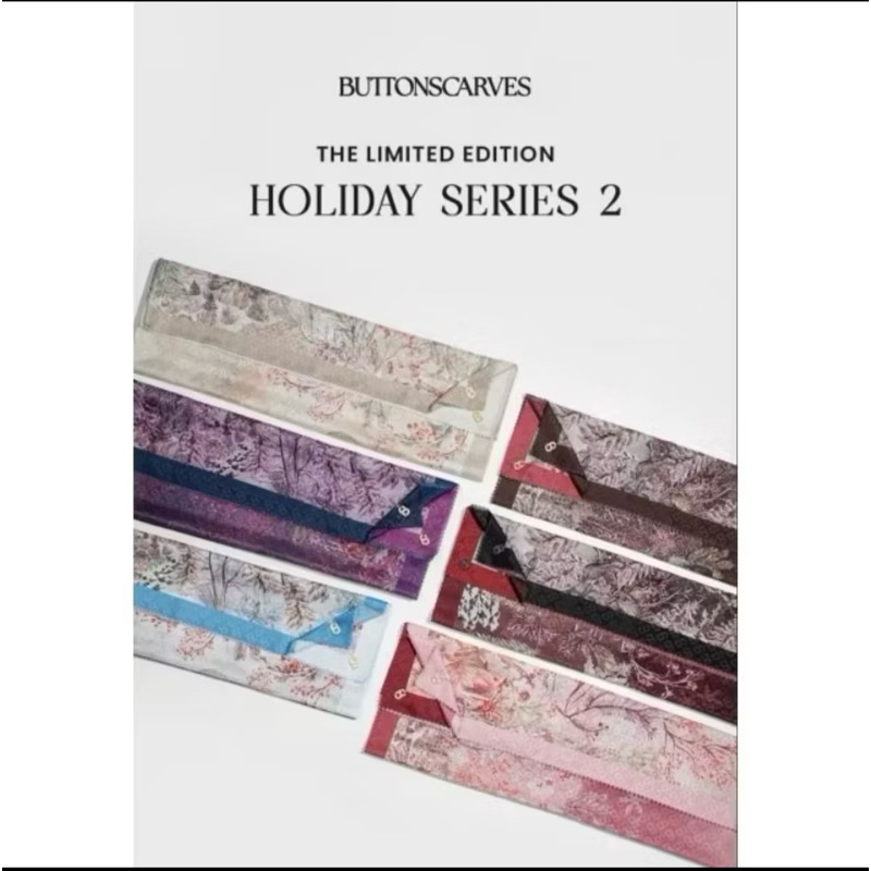 Jual Buttonscarves Holiday Series 2.0 (All Brand New with Box) | Shopee ...