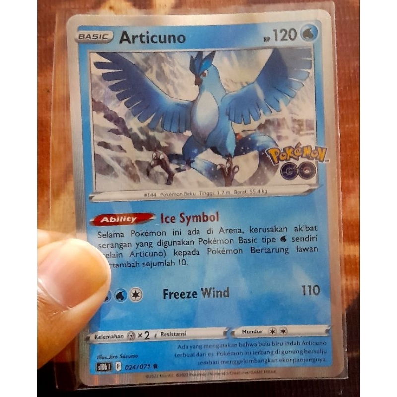 Jual Articuno 024/071 R (Pokemon Go Edition) - Pokemon TCG Indonesia ...