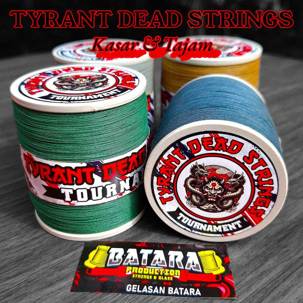 Jual Senar Gelasan Layangan TYRANT Matot Tajam untuk tarik dan jepret ...