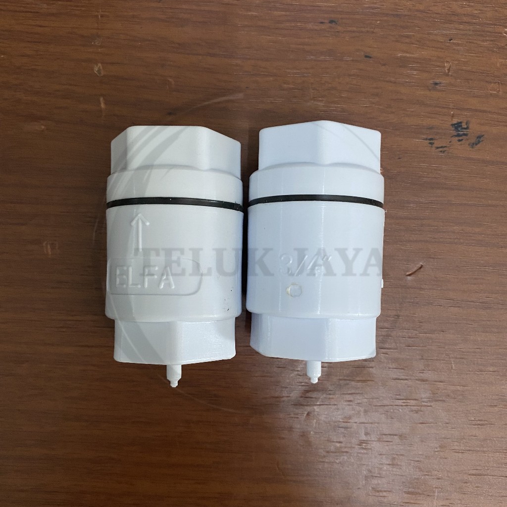 Jual Tusen Klep/Spring Check Valve ELFA Plastik/PVC - Ukuran 3/4 ...