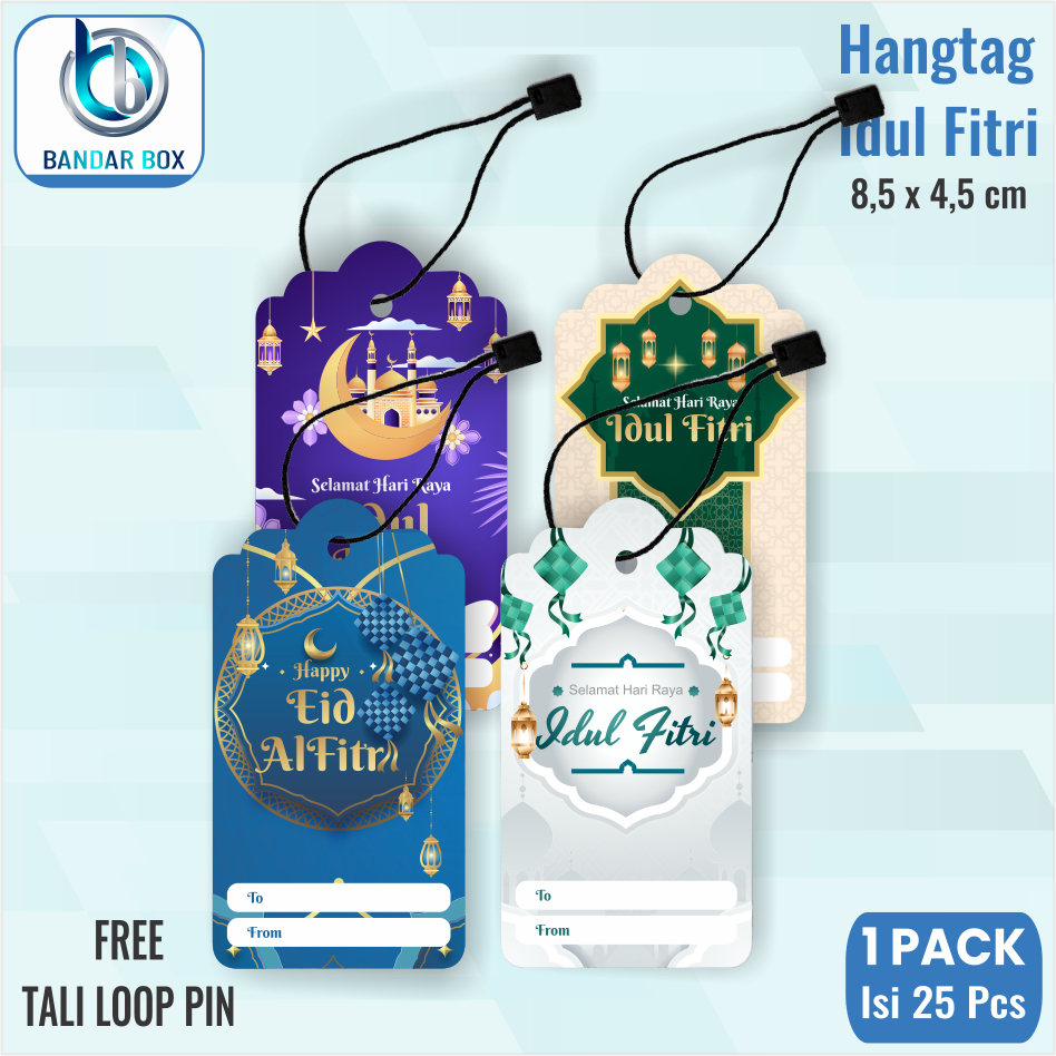 Jual Hang Tag Idul Fitri Hangtag Kartu Ucapan Kado Hadiah Parsel ...
