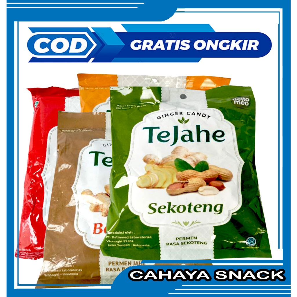 Jual permen tejahe ( ada 3 rasa original, bandek, skoteng ) isi 50 pcs ...