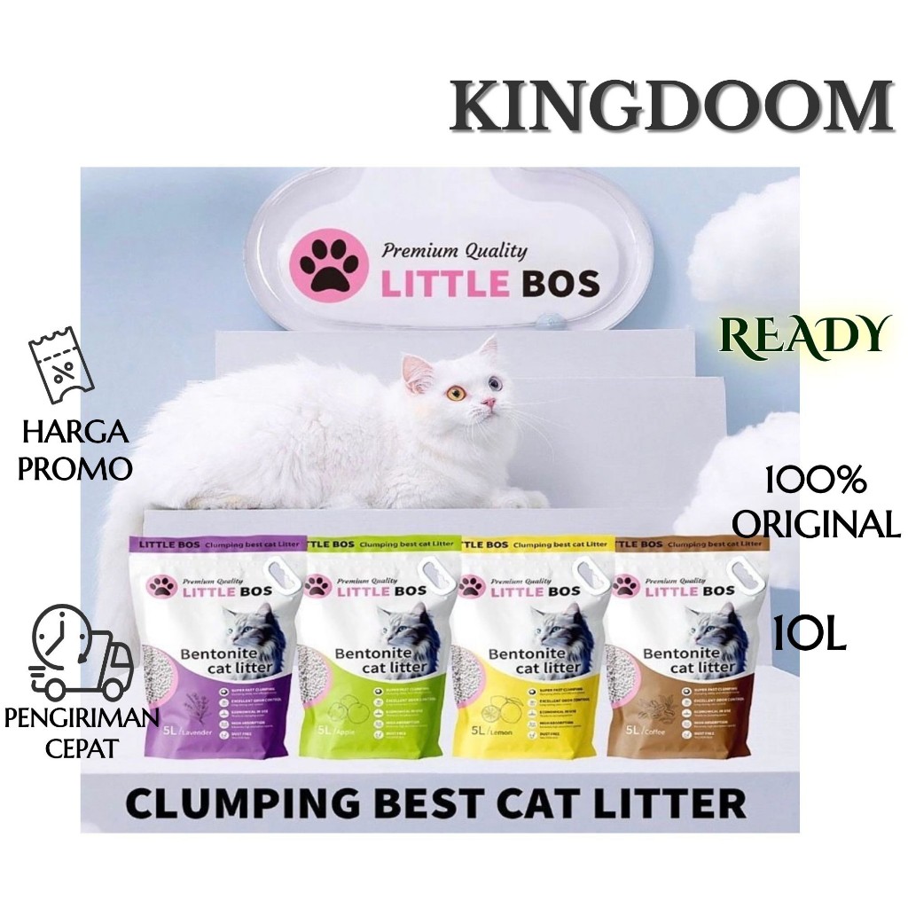 Jual Pasir Little Bos 5 L Murah - Pasir Kucing Little Boss 5 L All ...