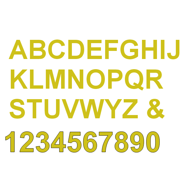 Jual BIJIAN Abjad / Angka / Huruf / Inisial ( A - Z & ♥ / semua tanda ...