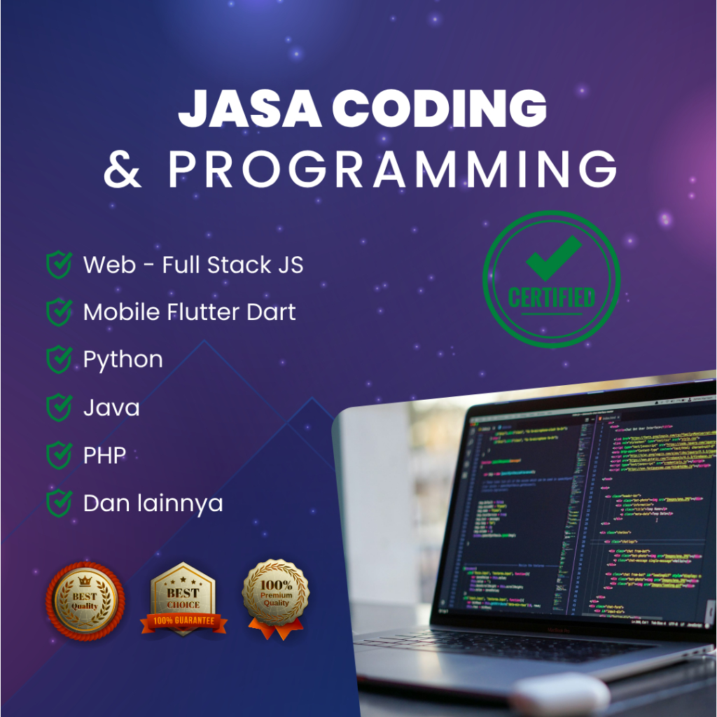 Jual CODING PROGRAMMING WEBSITE & MOBILE FULL-STACK PROFESIONAL | Shopee Indonesia