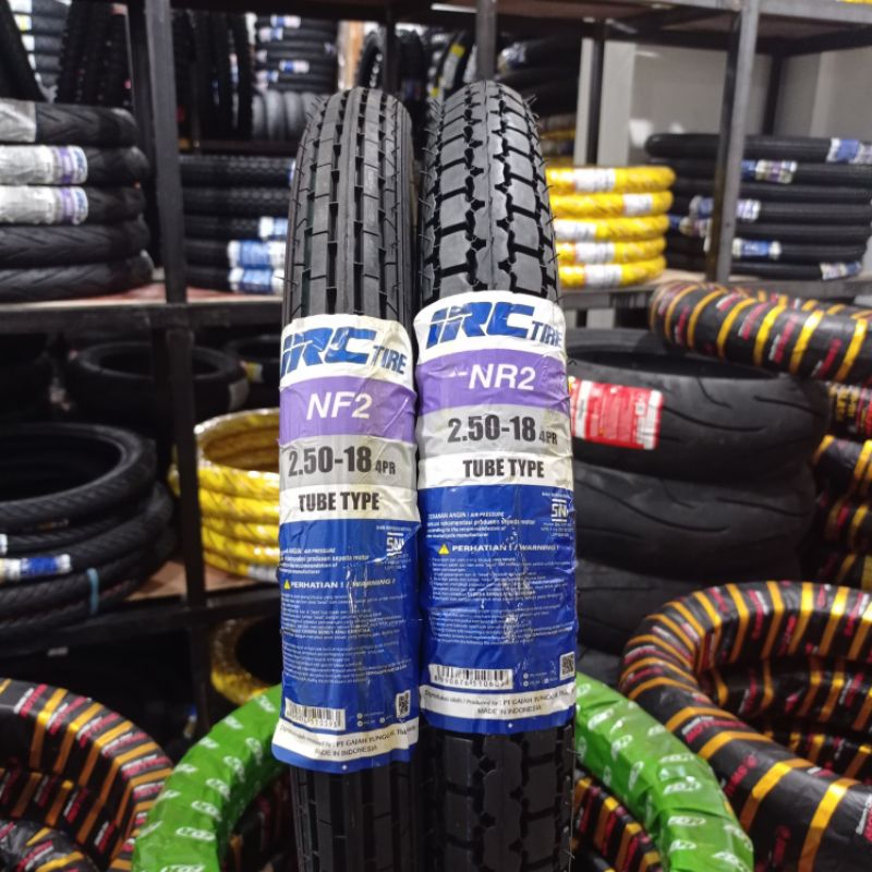 Jual BAN IRC PETAK TAHU/LURUS 250/18 ORIGINAL 100% | Shopee Indonesia