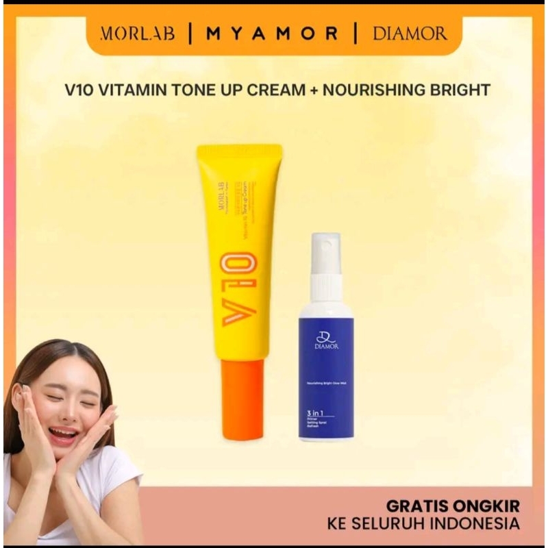 Jual MORLAB Vitamin I0 Tone Up Cream MORLAB V10 VITAMIN Tone Up Cream ...