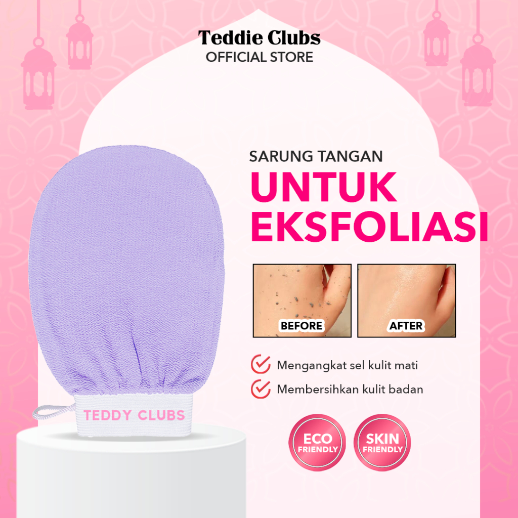 Jual Teddy Clubs Exfoliating Gloves | Eksfoliasi Sarung Tangan | Scrub ...