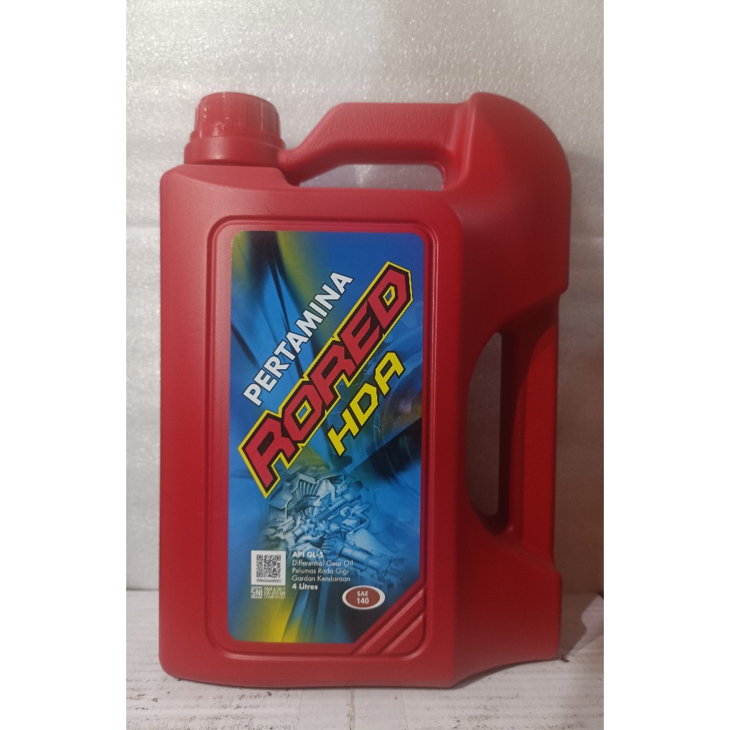 Jual Oli Pertamina Rored HDA SAE 140 4 Liter Asli Original | Shopee ...