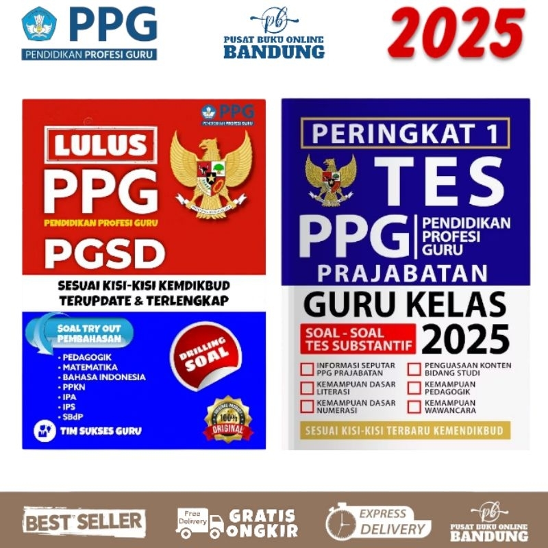 Jual ORIGINAL BUKU BANK SOAL DAN PEMBAHASAN PPG PGSD PPG PRAJABATAN ...