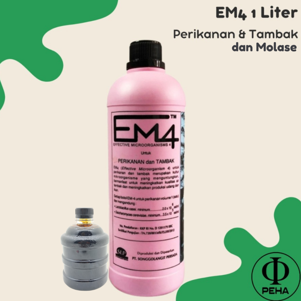 Jual EM4 Perikanan & Tambak Probiotik EM4 Pink 1 Liter Bakteri ...
