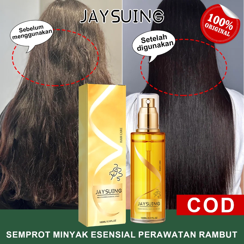 Jual Jaysuing Hair Serum Semprotan 100ml Argan Oil Hair Care Serum ...