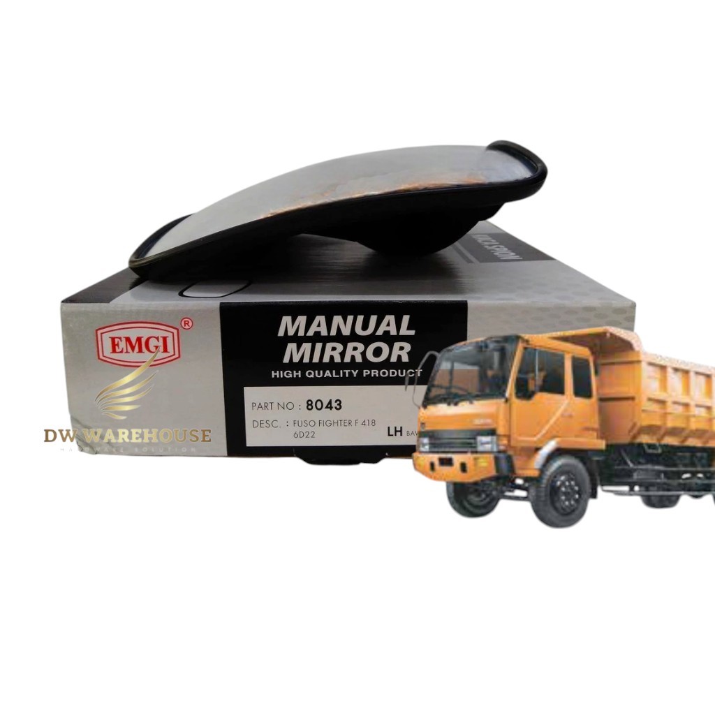 Jual EMGI 8043 Kaca Spion Kotak Fuso Fighter F418 6D22 Bluid Up Tronton ...