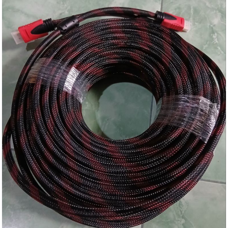 Jual Kabel HDMI Serat Jaring Panjang 30 meter | Shopee Indonesia