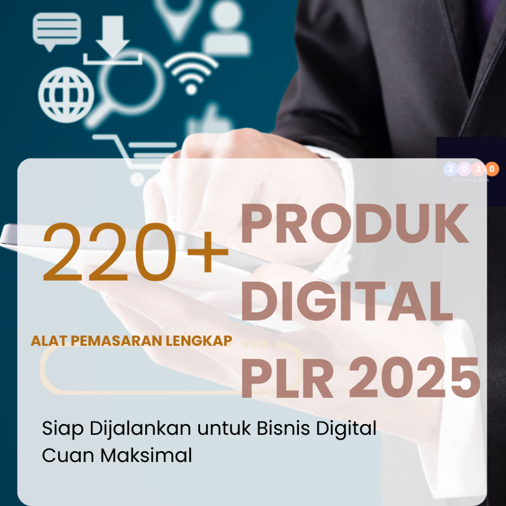 Jual 220+ Produk Digital PLR 2025 Siap Dijalankan+ Alat Pemasaran Lengkap – Bisnis Digital Cuan ...
