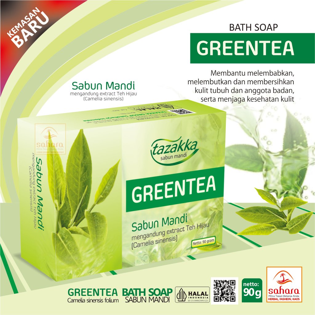 Jual sabun mandi green tea sabun mandi teh hijau perawatan kecantikan ...