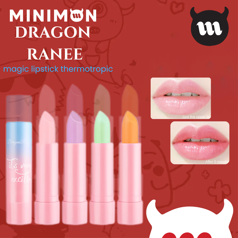 Jual [MINIMON] DRAGON RANEE Thermotropic Lipstick Jeli Pelembap Lipbalm ...
