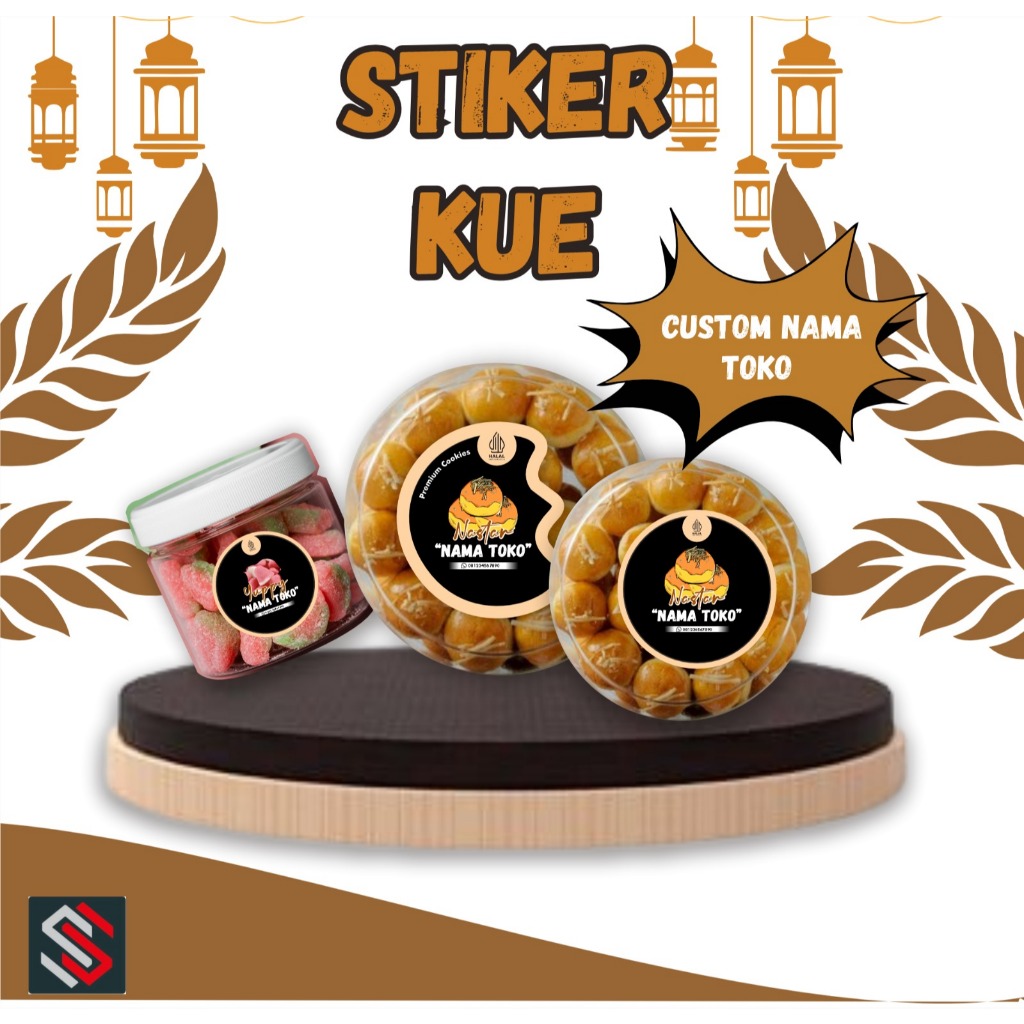 Jual Stiker Label Custom Toples Kue Kering | Shopee Indonesia
