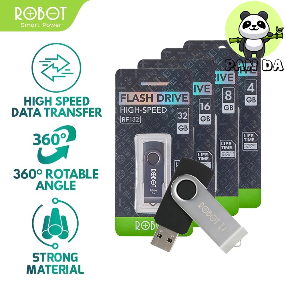 Jual FLASHDISK ROBOT 4GB PUTAR RF-104 FOLDABLE FLASHDRIVE PORTABLE ...