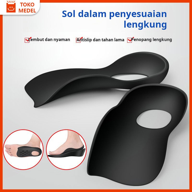 Jual Sol dalam koreksi kaki datar Bantalan penyangga lengkungan kaki XO ...
