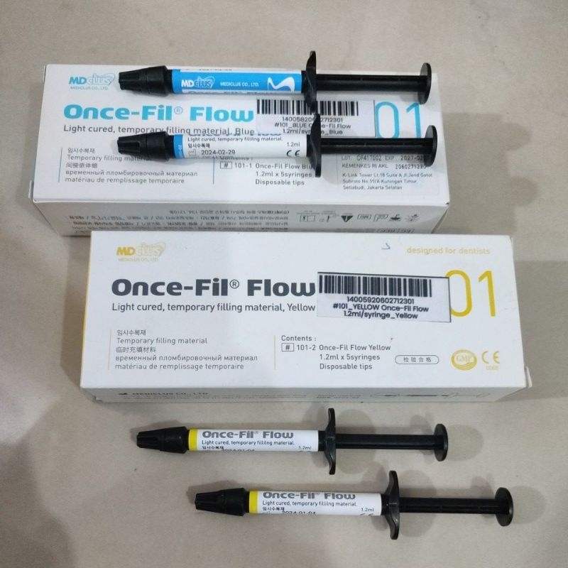 Jual Dental bahan Tambalan sementara Sinar once-fill flow satuan ...