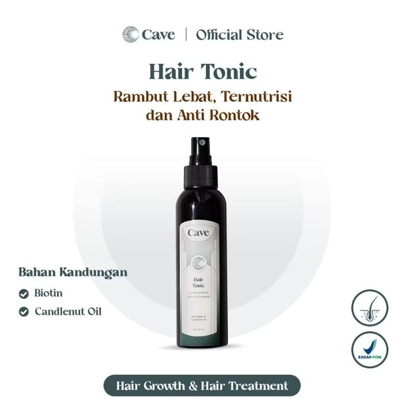 Jual Cave Hair Tonic 150 ml - Penumbuh Pemanjang Pelebat Rambut Pria ...