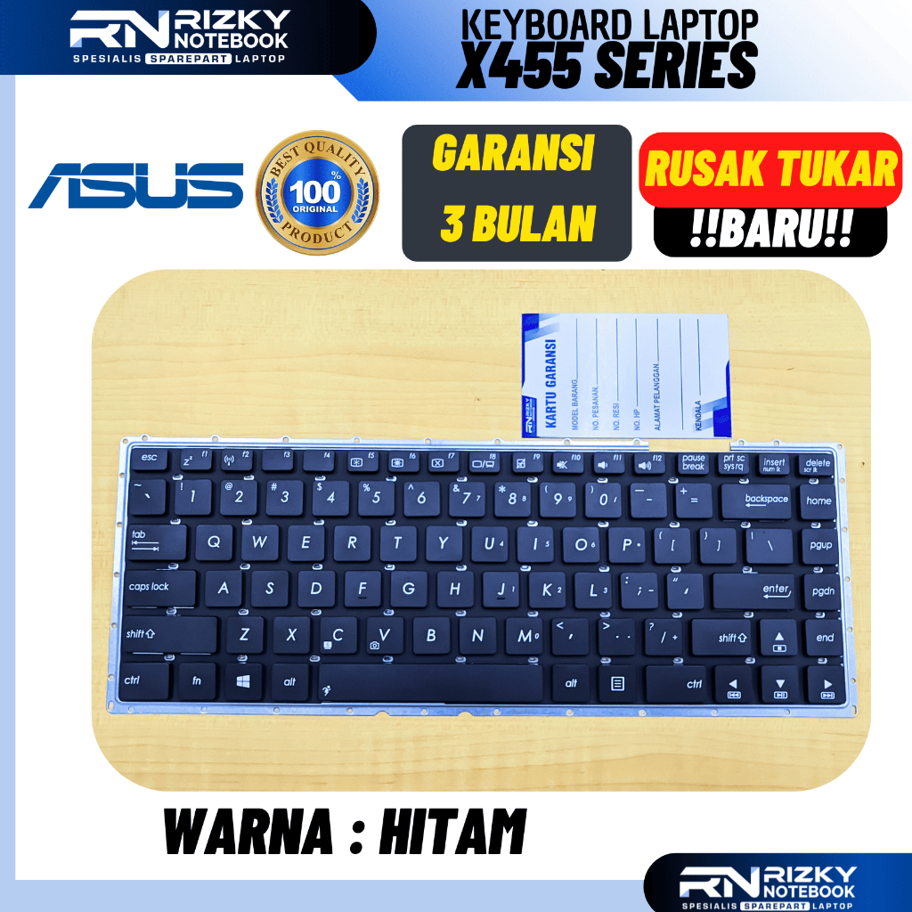 Jual Keyboard Asus A455L X455L X451 X451C A456 A456U K456 K456U K456UR ...