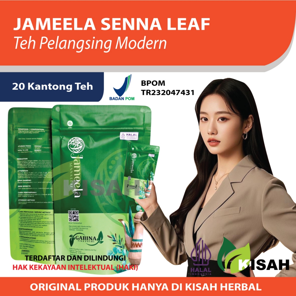 Jual JAMEELA Sliming Tea (Senna Leaf) 20 Kantong Teh - Teh Pelangsing ...