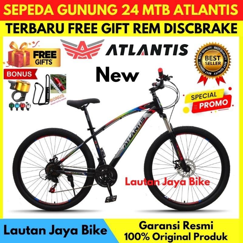 Jual Sepeda Gunung MTB 24 Atlantis Sporty Rem Discbrake Terbaru ...