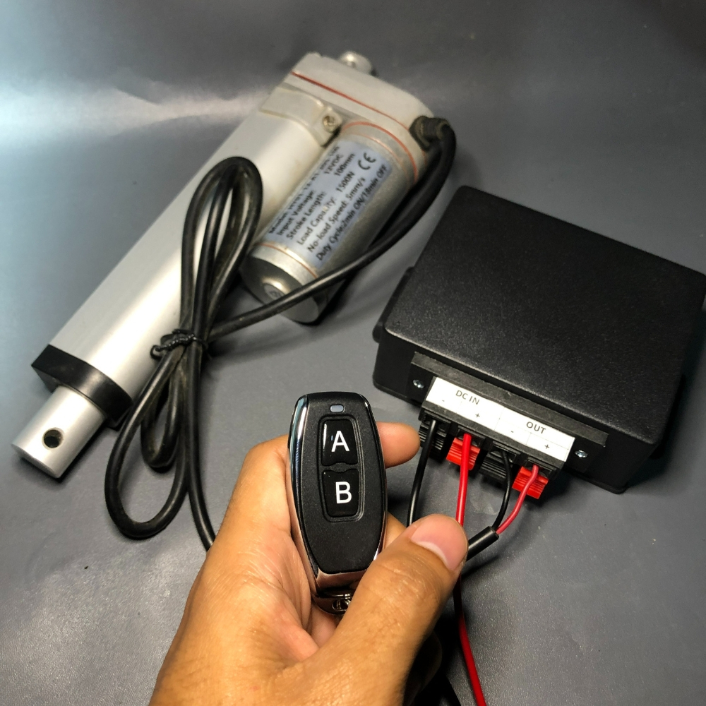 Jual Remot Aktuator Remote Actuator Reversible with Receiver Module RF ...