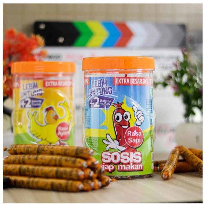 Jual SOSIS SO NICE SIAP MAKAN RASA AYAM DAN SAPI 25 Pcs x 21 gr ...