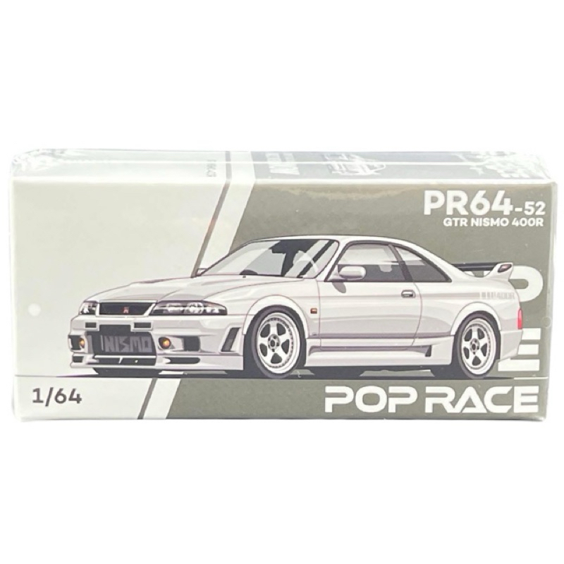 Jual Pop Race 64 Nissan Skyline GTR R33 Nismo 400R White Poprace ...