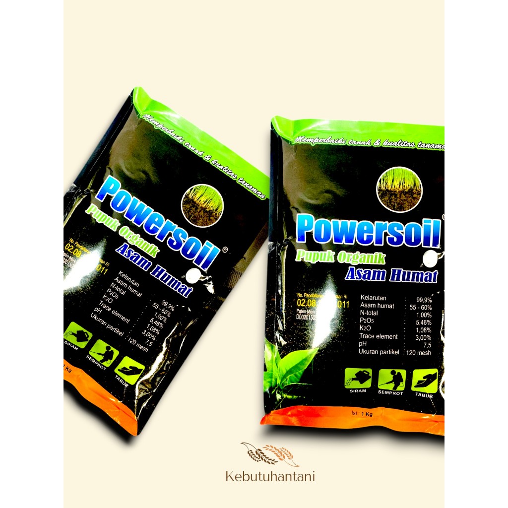 Jual POWERSOIL dan FERTILESOIL kemasan 1kg Pupuk Organik Asam Humat ...