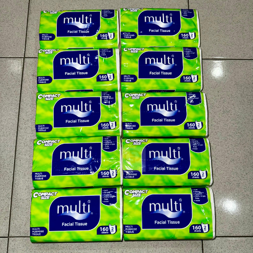 Jual Tisu Multi Facial Tissue 160 Sheets 2 ply (10 BUNGKUS) | Shopee ...