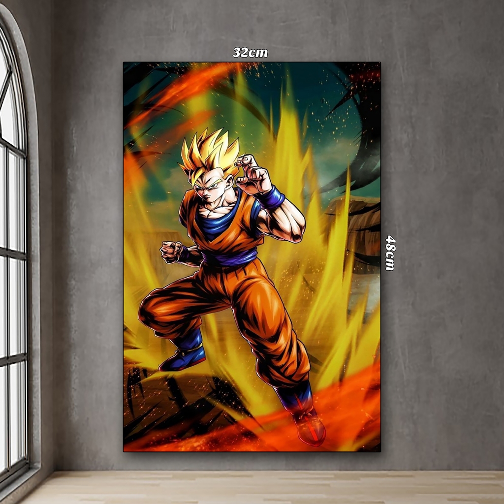 Jual poster dragon ball"SON GOHAN" art paper a3plus uk 32x48 | Shopee ...