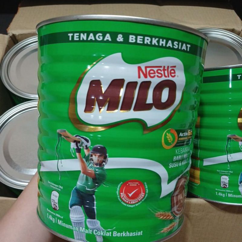 Jual Milo Kaleng Activ-GO Malaysia 1,4kg | Shopee Indonesia