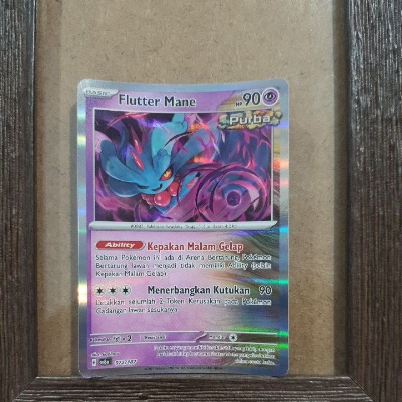 Jual Flutter Mane Holo Foil TCG POKEMON INDONESIA / KARTU POKEMON ...
